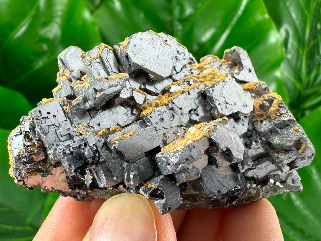 Skeletal Galena With Calcite From 9th September Mine,madan,bulgaria ...