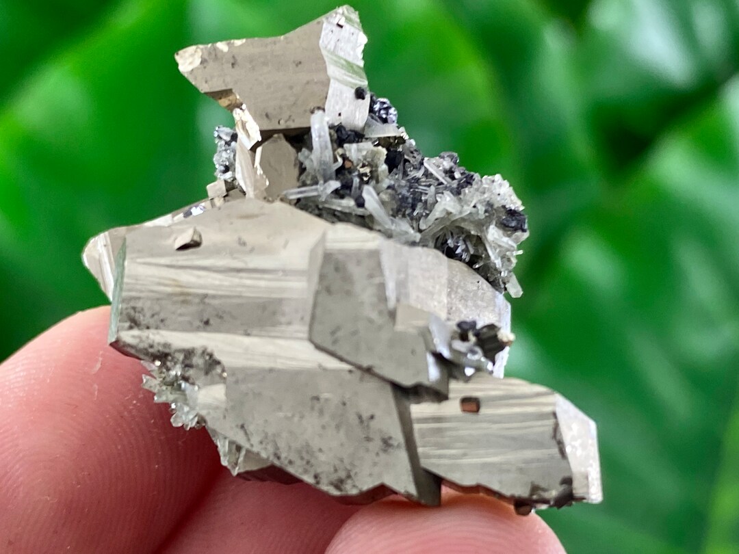 INCREDIBLE Rare Pyrite With Sharp Crystals and Very Unusual Elongated ...