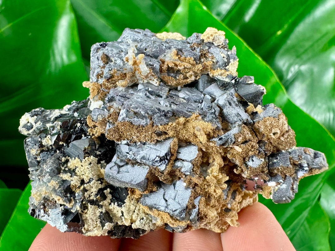 Skeletal Galena With Calcite and Sphalerite From 9th September Mine ...