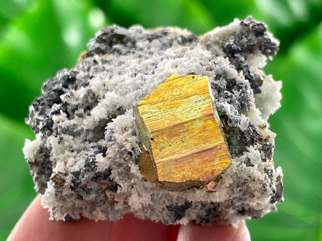 Rare Pyrite on Matrix From Krushev Dol Mine,madan,bulgaria,home Decor ...