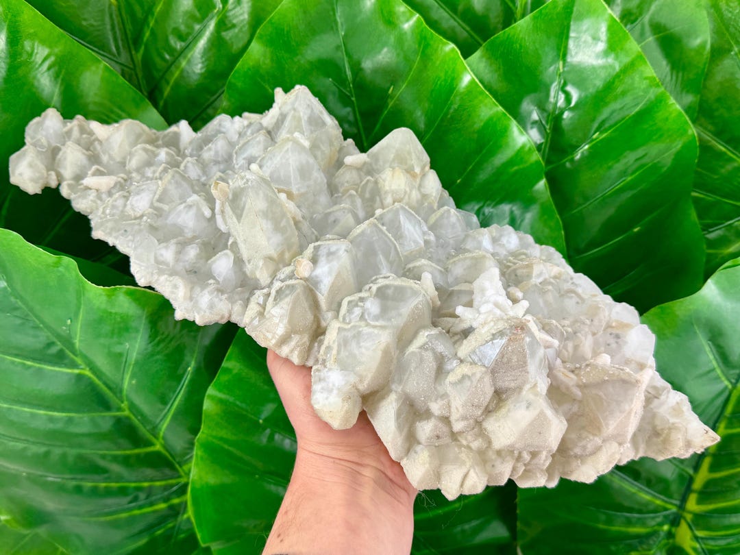 Extra Large Quartz With Second Generation Quartz After Calcite From ...