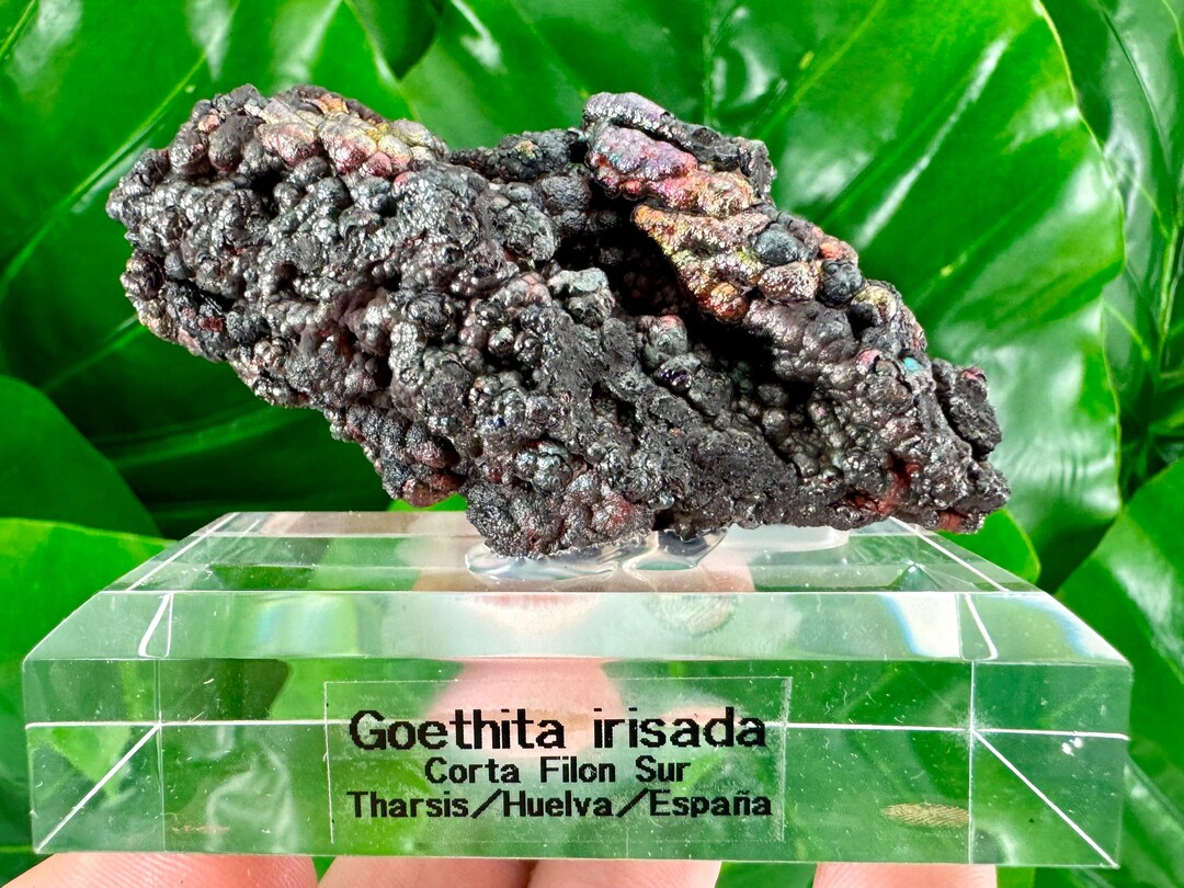 Rare Iridescent Geothite From Spain, Geothite Crystal,iridescent ...