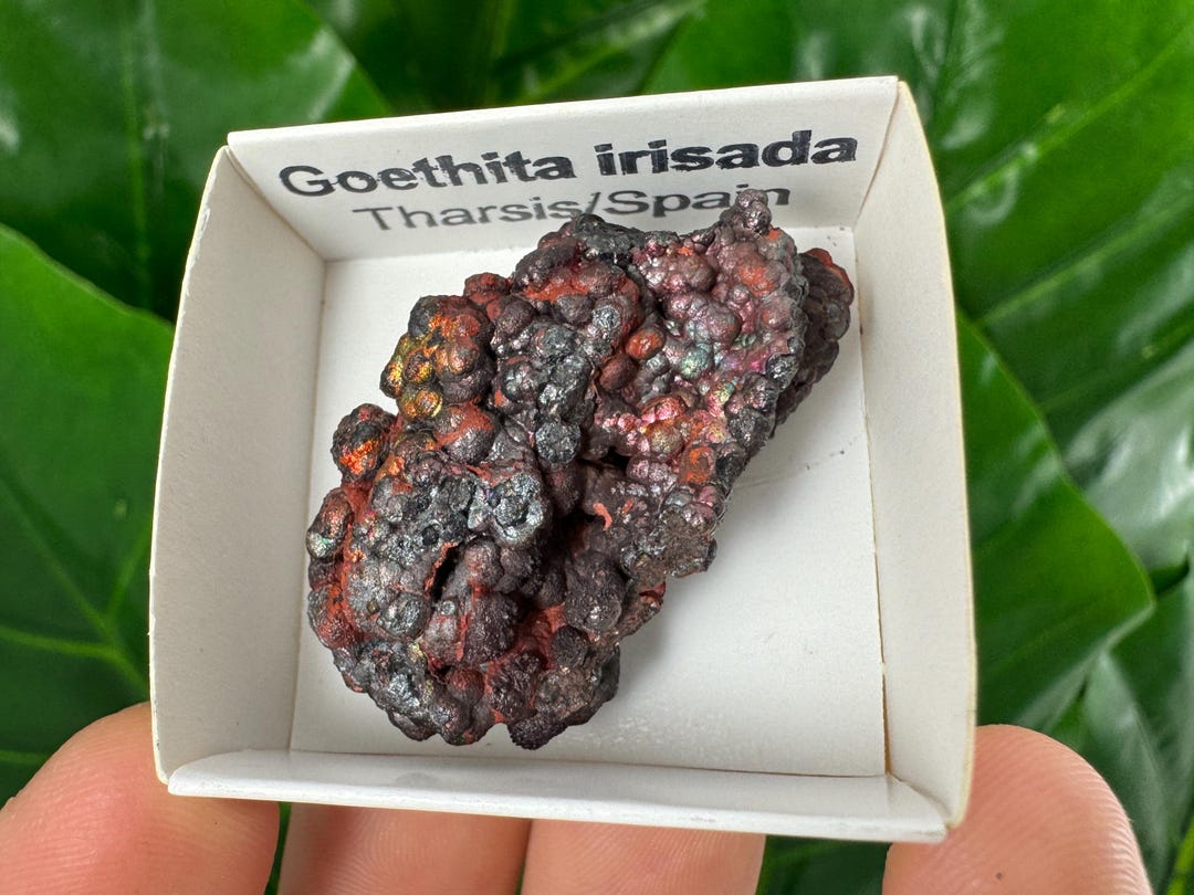 Rare Iridescent Geothite From Spain, Geothite Crystal,iridescent ...