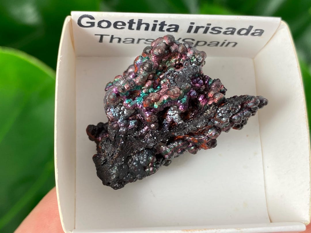 Rare Iridescent Geothite From Spain, Geothite Crystal,iridescent ...