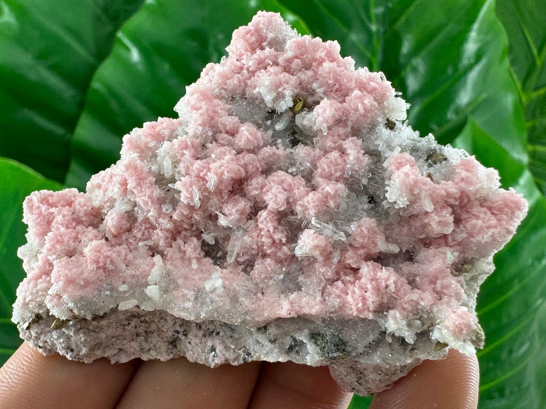 Amazing Rhodochrosite With Quartz and Stilbite From Davidkovo Ore Filed ...
