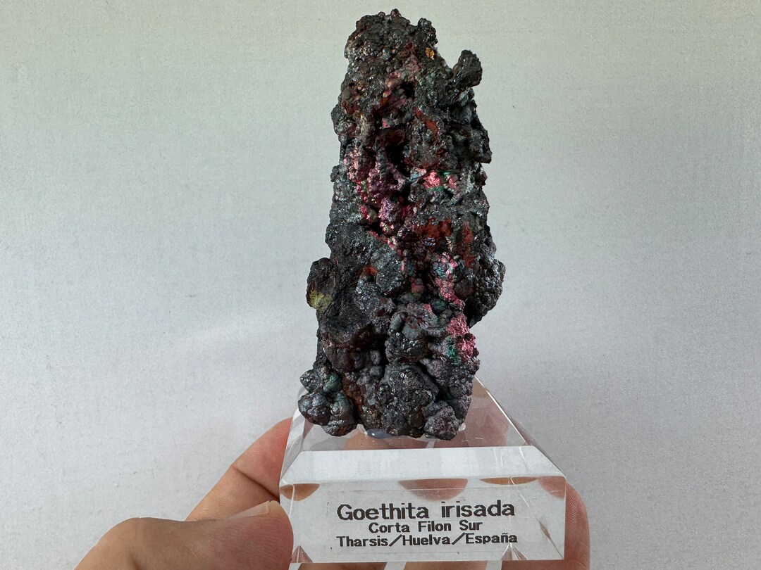 Rare Iridescent Geothite From Spain, Geothite Crystal,iridescent ...