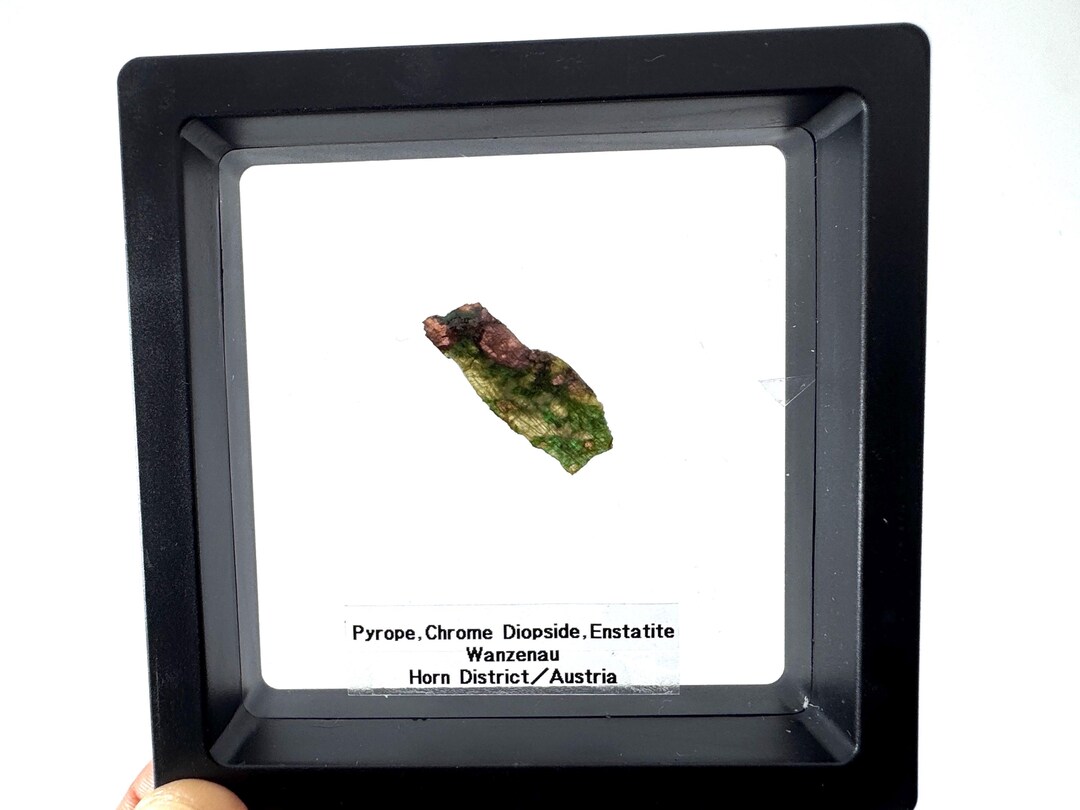 Pyrope,chrome Diopside,enstatite Wanzenau Horn District,austria,slice ...