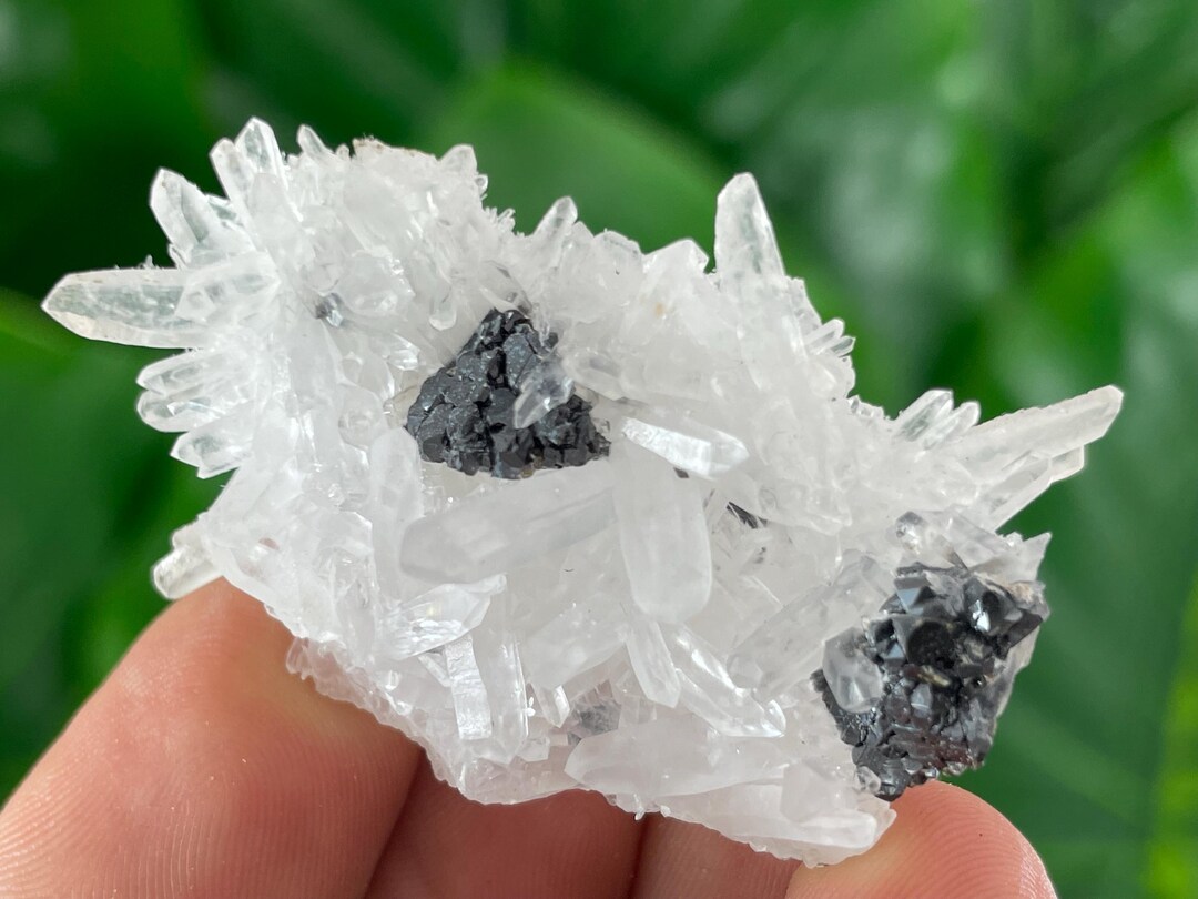 Aesthetic Transparent Quartz With Sphalerite From Th September Mine ...