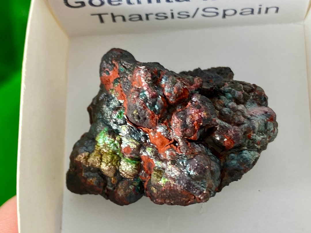 Rare Iridescent Geothite From Spain, Geothite Crystal,iridescent ...