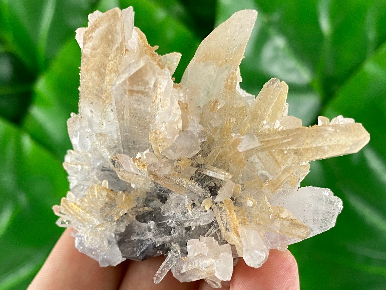 Quartz with Calcite and Iron Oxide from Krushev dol | Etsy