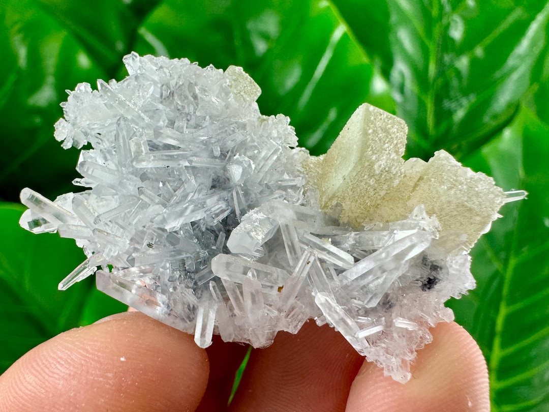 Aesthetic Transparent Quartz With Calcite From 9th September Mine,madan ...