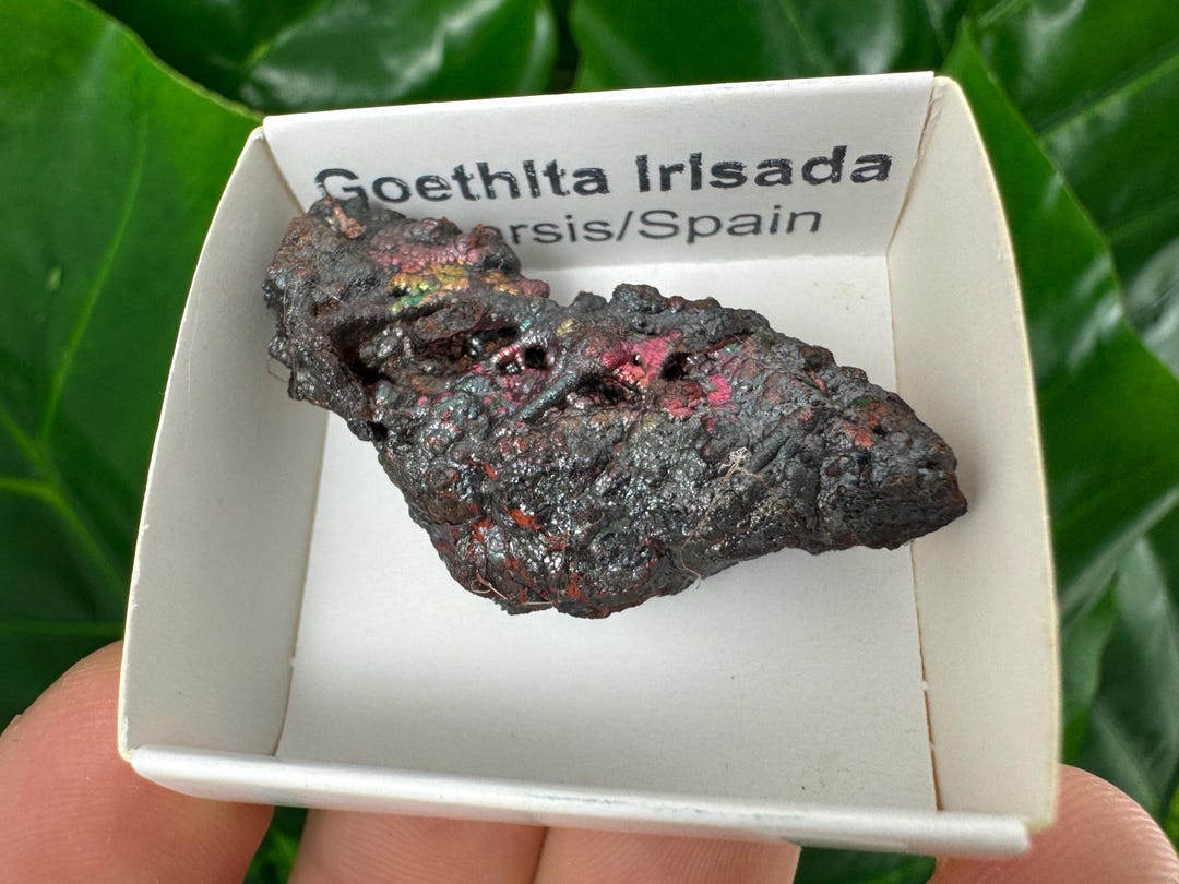 Rare Iridescent Geothite From Spain, Geothite Crystal,iridescent ...