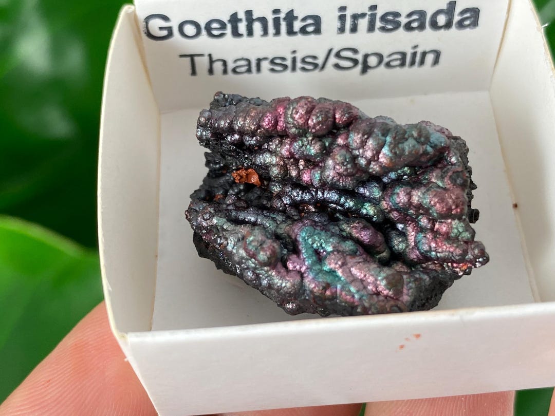 Rare Iridescent Geothite From Spain, Geothite Crystal,iridescent ...