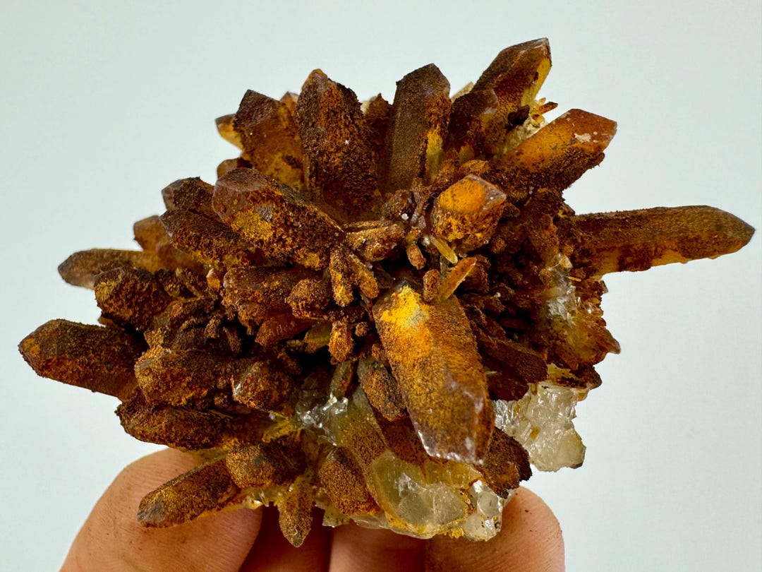 Very Rare Quartz With Iron Oxide From 9th September Mine,madan,bulgaria ...