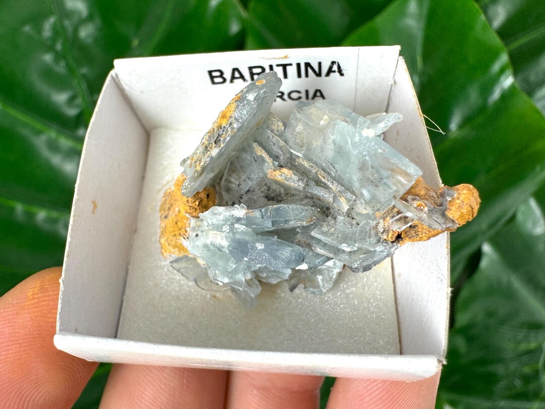 Very Nice Blue Barite From Murcia,spain,mineral Specimen,blue Barite ...