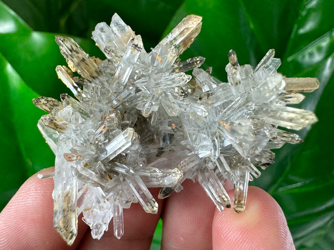 Aesthetic Transparent Quartz With Fluorescent Calcite From Krushev Dol ...