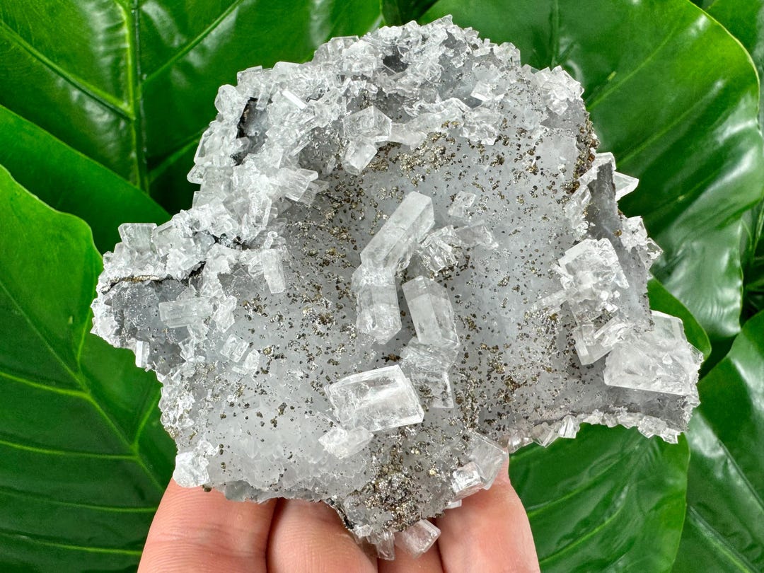 Double Sided Transparent Baryte With Chalcedony From Androvo Mine ...