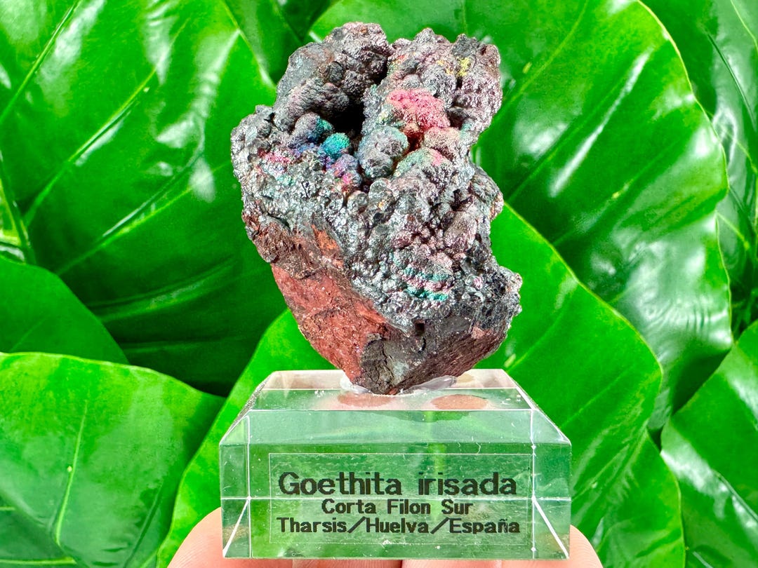 Rare Iridescent Geothite From Spain, Geothite Crystal,iridescent ...