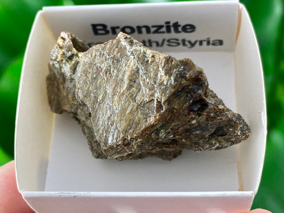 Very Nice Golden Bronzite From Austria,kraubath,styria,mineral,specimen ...