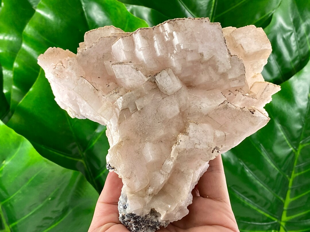 Amazing Strong Fluorescent Pink Mangano Calcite Wit Second Generation ...