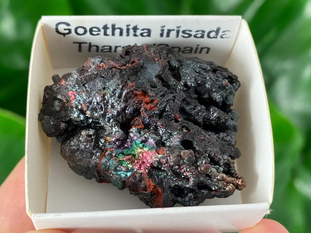Rare Iridescent Geothite From Spain, Geothite Crystal,iridescent ...