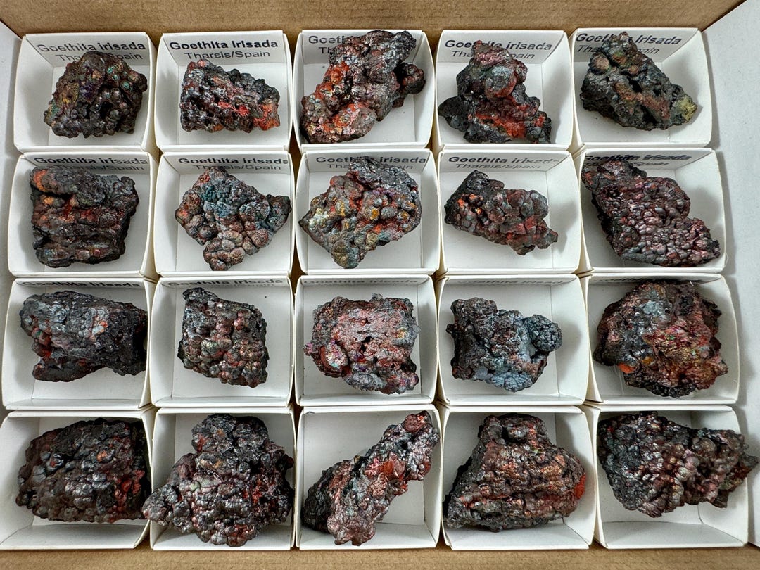 Wholesale Iridescent Geothite From Spain Iridescent Minerals,flat ...