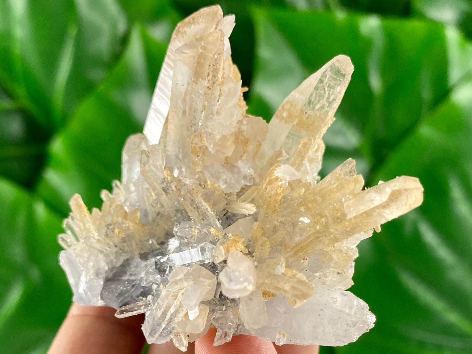 Quartz with Calcite and Iron Oxide from Krushev dol | Etsy