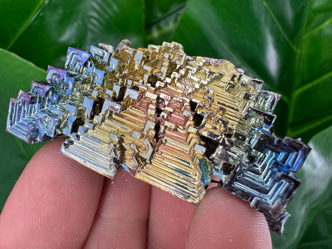 Rainbow Bismuth Cluster,bismuth Specimen,bismuth Crystal,lab Grown ...