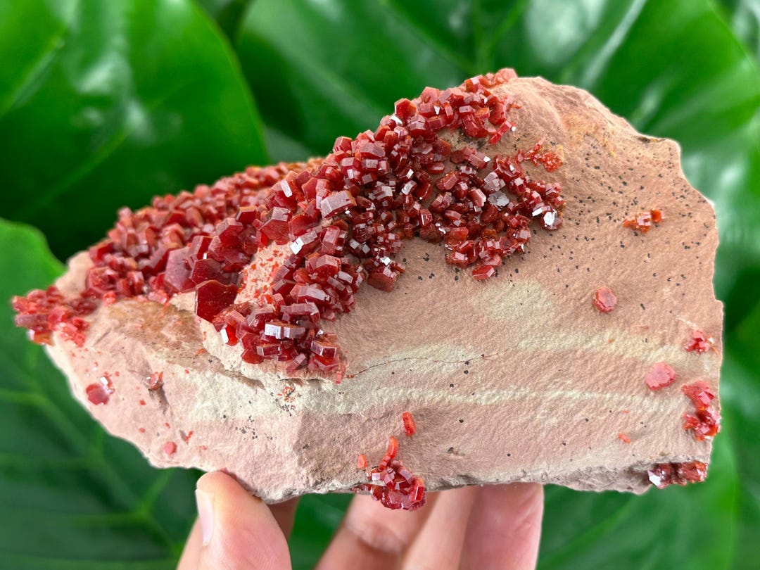 Large Vanadinite From Morocco,crystal, Mineral,specimen,cluster ...