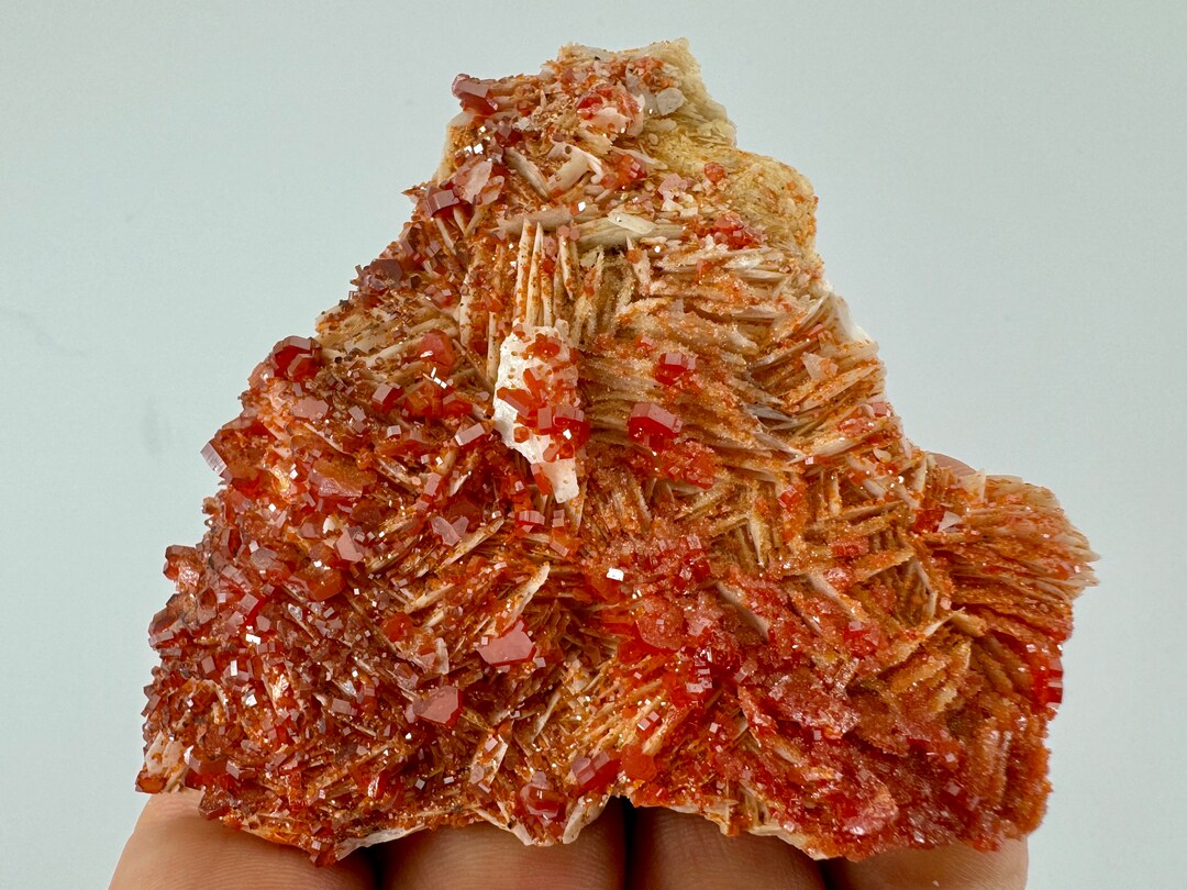 A Very Nice Vanadinite From Morocco,crystal, Mineral,specimen,cluster ...