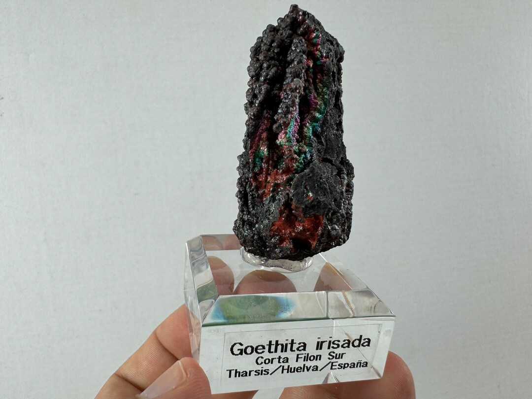 Rare Iridescent Geothite From Spain, Geothite Crystal,iridescent ...