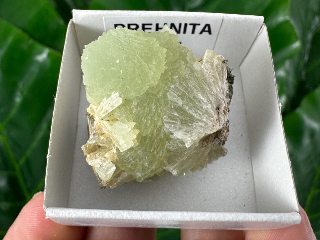 Muy bonita Prehnita de Carchelejo,Jaén,España,Cristales de Prehnita ...