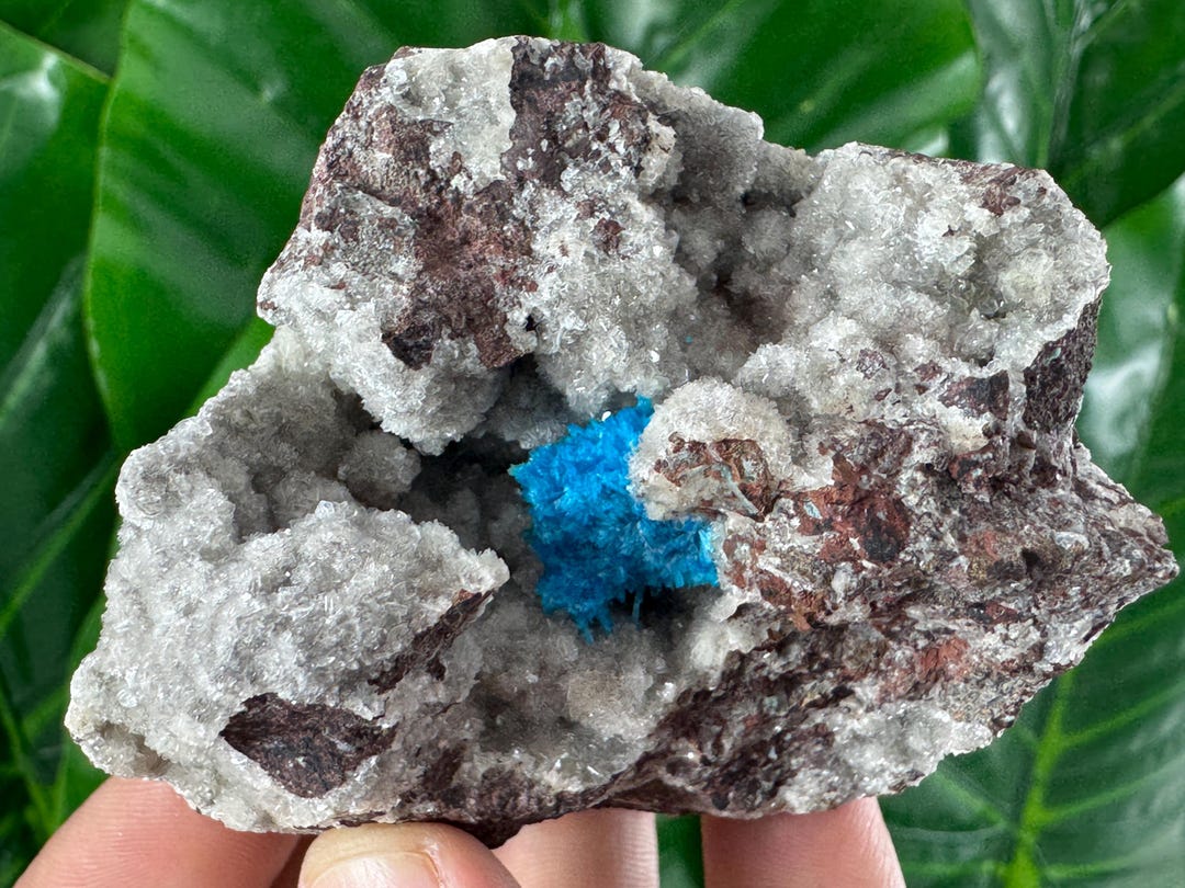 Blue Cavansite on Matrix: Pune,maharashtra,india,cavansite Crystal ...