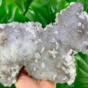 Extra Large Transparent Baryte With Pyrite on Chalcedony From Androvo ...