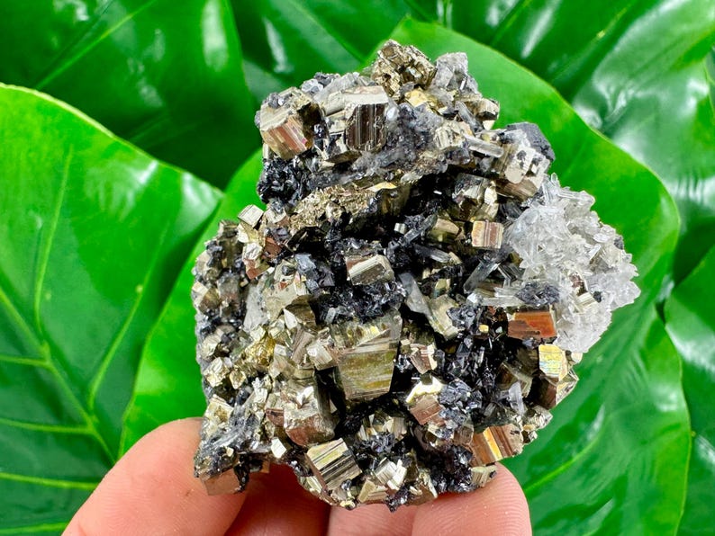 Pyrite With Quartz and Sphalerite From Borieva Mine,madan,bulgaria ...