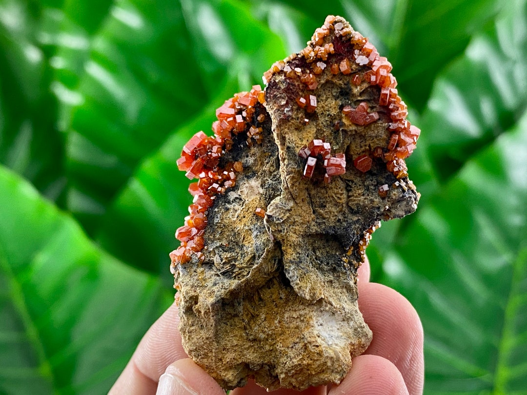 A Very Nice Vanadinite From Morocco,crystal, Mineral,specimen,cluster ...
