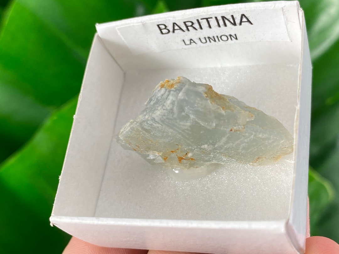 Small Piece Blue Barite From Spain,mineral Specimen,blue Barite,spanish ...