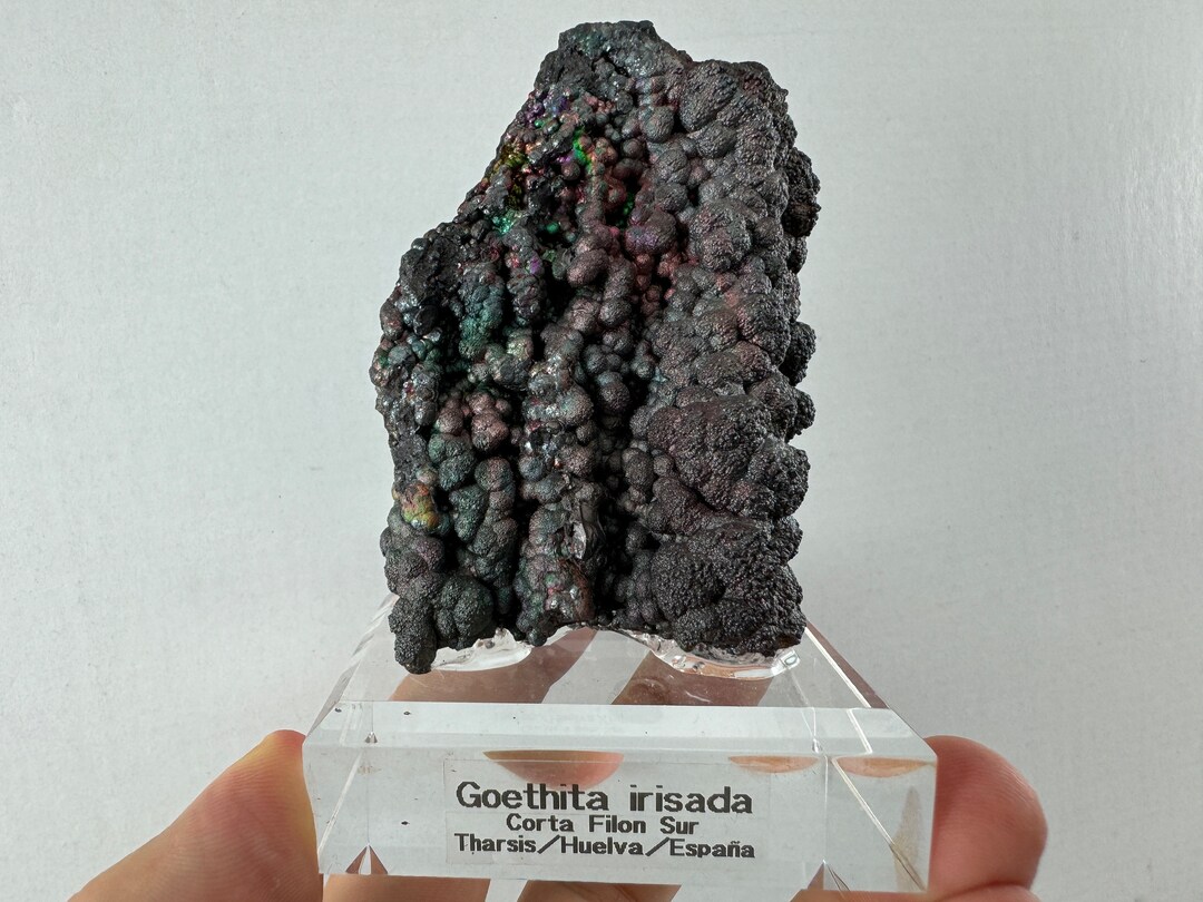 Rare Iridescent Geothite From Spain, Geothite Crystal,iridescent ...