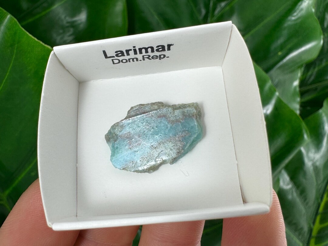 Blue Larimar From Dominican Republic,gemstone Larimar,home Decor,blue ...