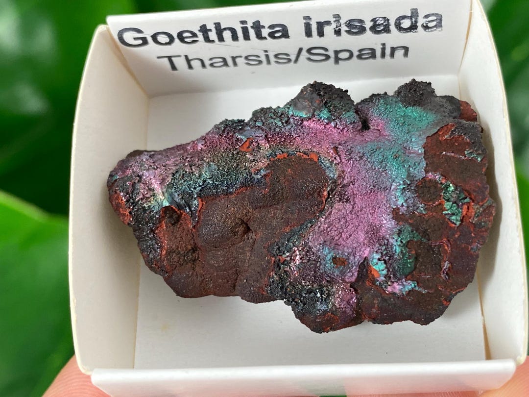 Rare Iridescent Geothite From Spain, Geothite Crystal,iridescent ...