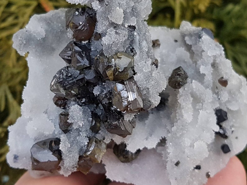 Beautiful Gem Sphalerite Var Cleiophane on Quartz From | Etsy