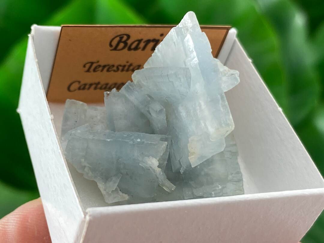 Amazing Blue Barite From Spain,mineral Specimen,blue Barite,spanish ...