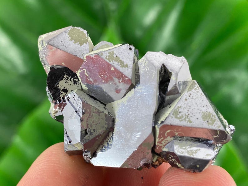 Galena espejo de la mina Krushev Dol, Madan, Bulgaria. Muestra mineral ...