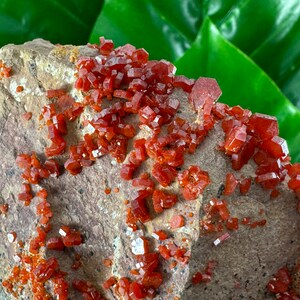 Large Double Sided Vanadinite From Morocco,crystal, Mineral,specimen ...