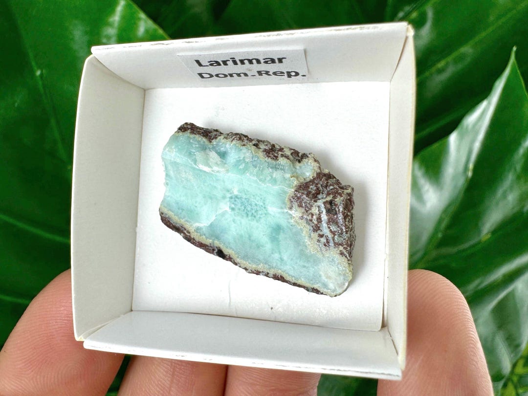 Blue Larimar From Dominican Republic,gemstone Larimar,home Decor,blue ...
