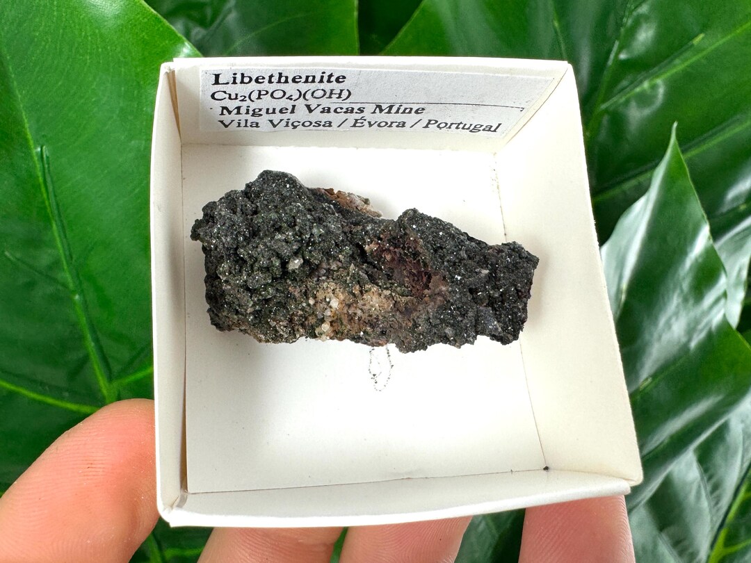 Rare LIBETHENITE From Portugal,mineral,specimen,mineral Libethenite ...