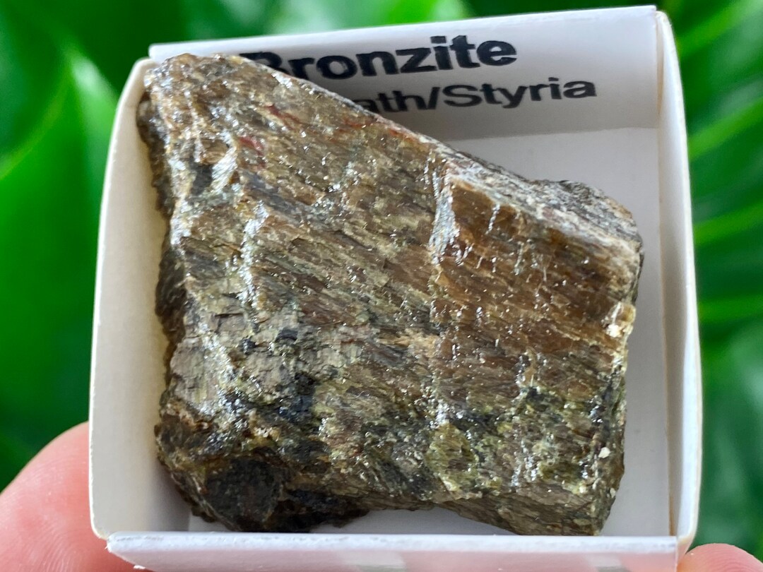 Very Nice Golden Bronzite From Austria,kraubath,styria,mineral,specimen ...