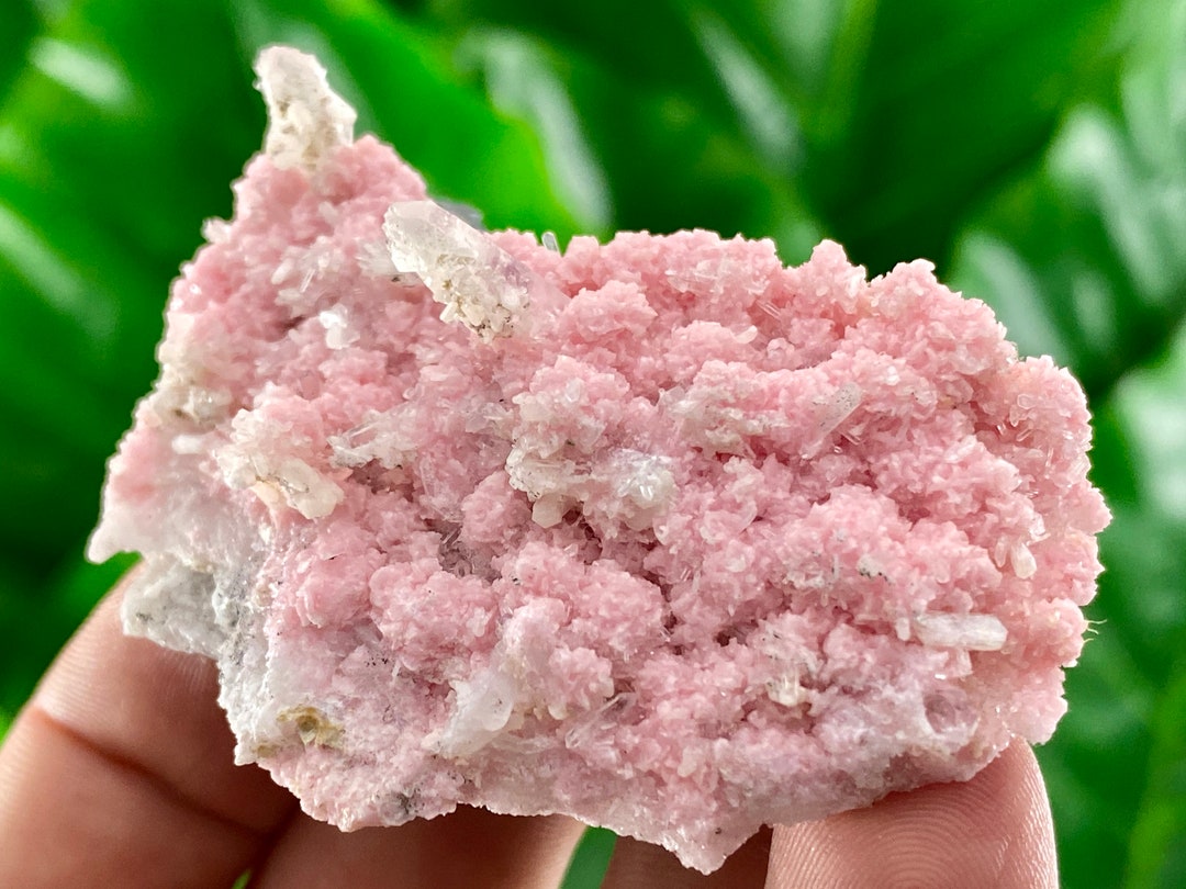 Amazing Rhodochrosite With Stilbite and Quartz From Davidkovo Ore Filed ...