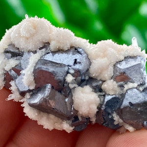 Aesthetic Galena With Calcite and Quartz From Krushev Dol Mine,madan ...