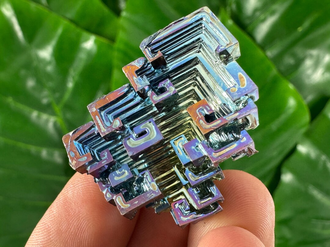 Rainbow Bismuth Cluster,bismuth Specimen,bismuth Crystal,lab Grown ...